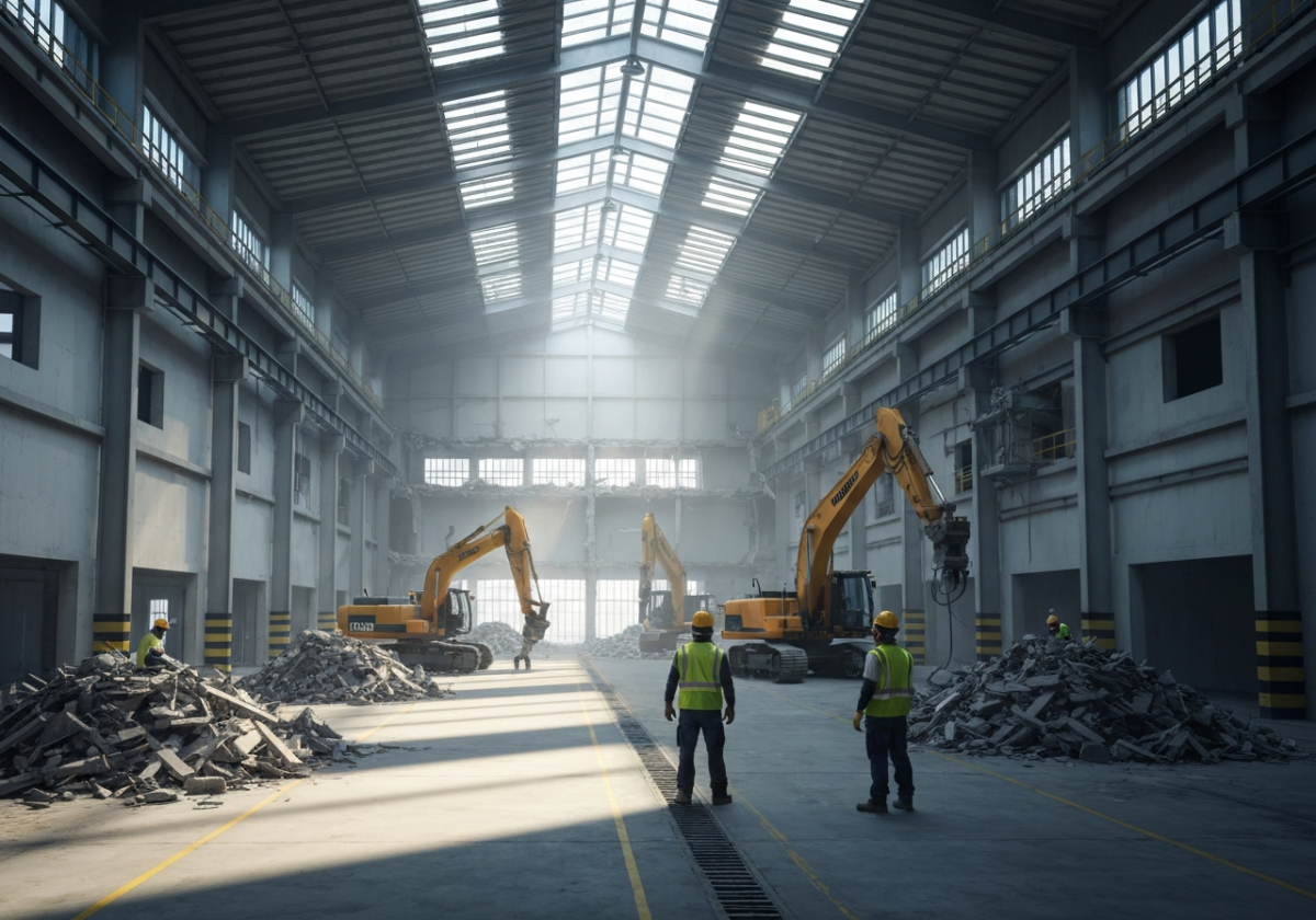 Charlotte NC factory interior demolition experts | Leaders